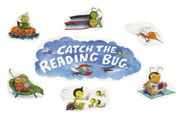 Catch the Reading Bug Window Clings | National School Products