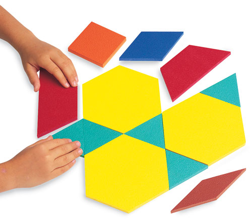 Jumbo Foam Pattern Blocks | National School Products