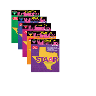 Staar Math Practice Grades 2-6 Book Set | National School Products