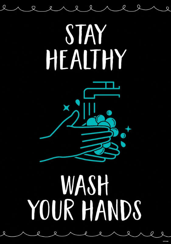 Stay Healthy Wash Your Hands Poster | National School Products