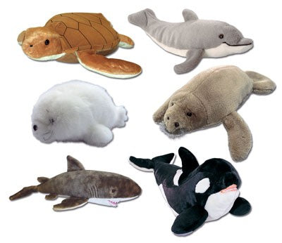 Sea Animals Puppet/Plush Set