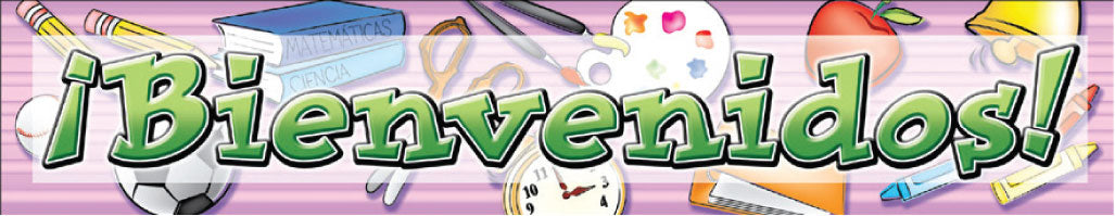 Spanish Classroom Banners - ¡­Bienvenidos! | National School Products