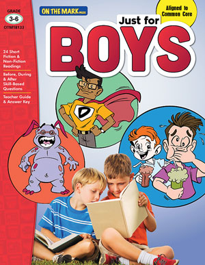 Just for Boys: Reading Comprehension Book Grs 1-3 | National School ...
