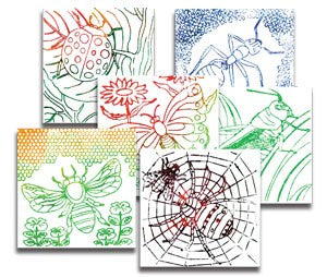 Bug Rubbing Plates