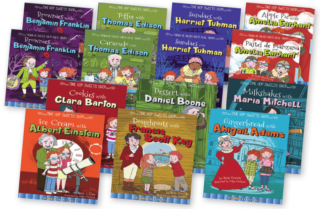 Time Hop Sweets Shop Spanish and English Chapter Book Set of 7 ...