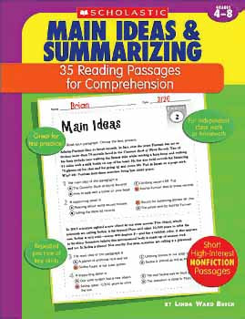 Main Ideas & Summarizing | National School Products