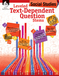 Leveled Text-Dependent Question Stems: Social Studies | National School ...