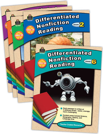 Differentiated Nonfiction Reading Book Set | National School Products