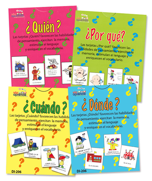 Tarjetas de Preguntas Card Game Set | National School Products